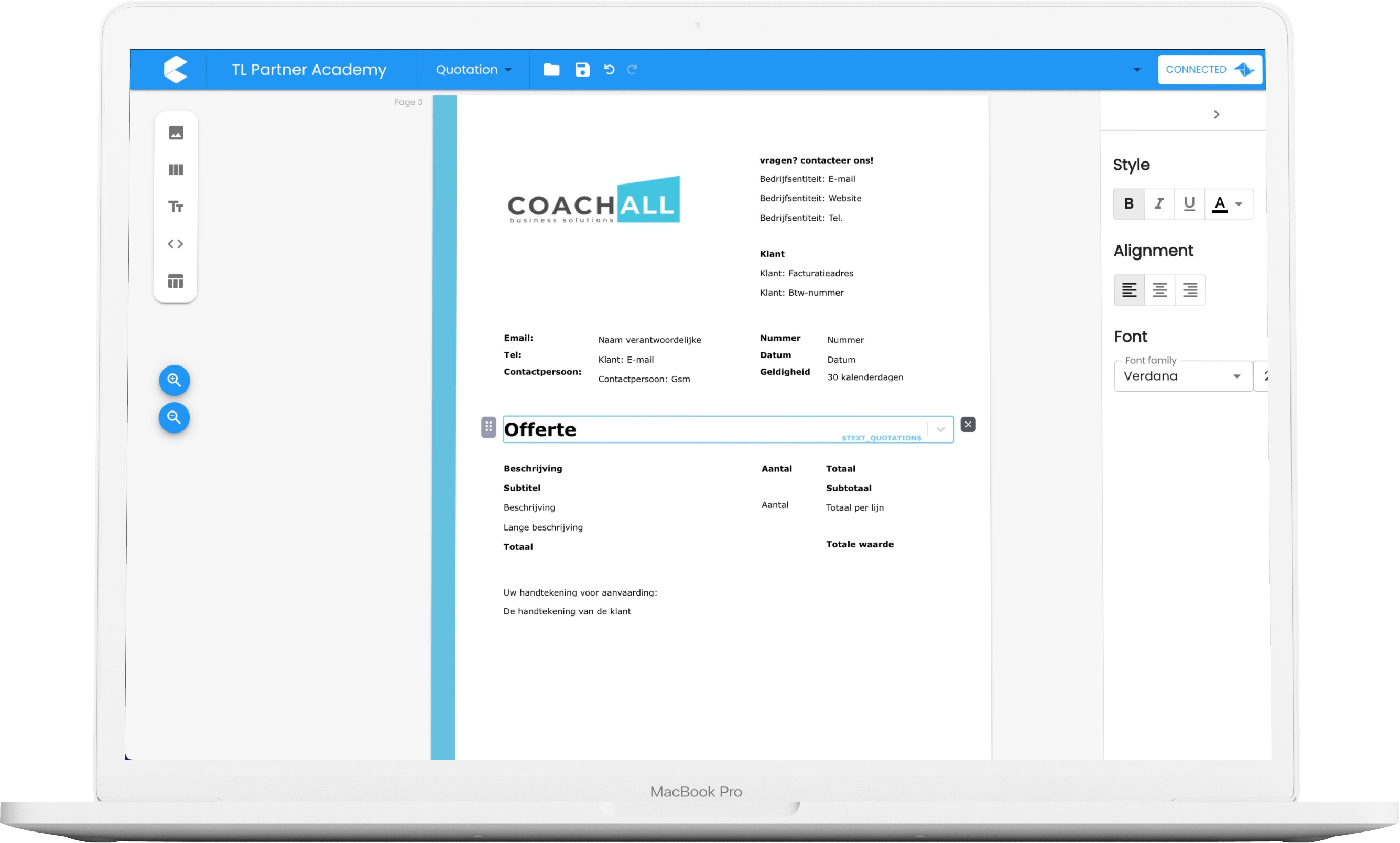 Hoe maak je de perfecte offerte template in Teamleader Focus? | Coachall