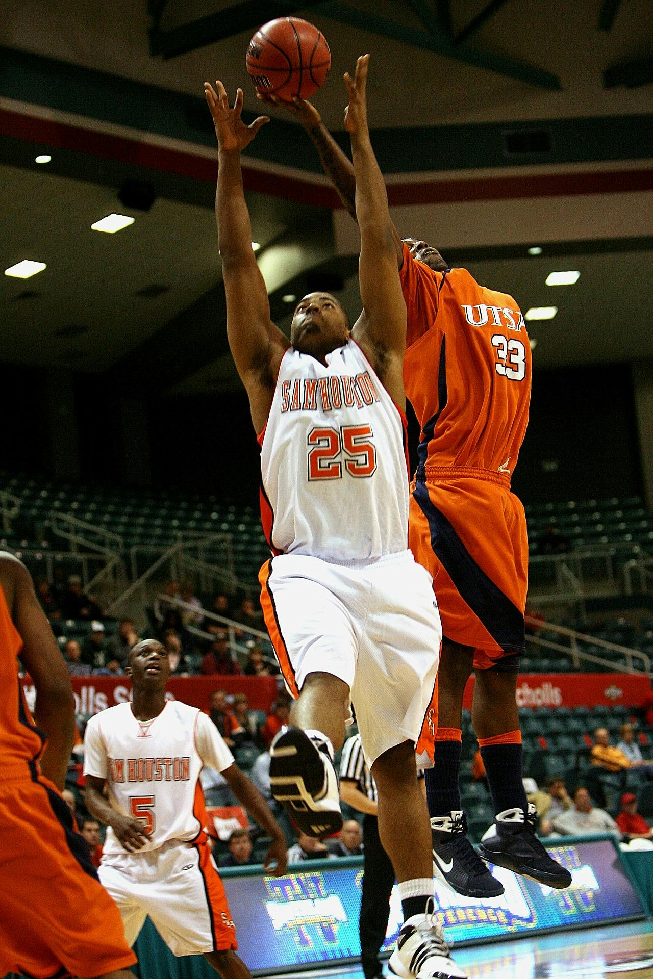 Rebounding Basketball