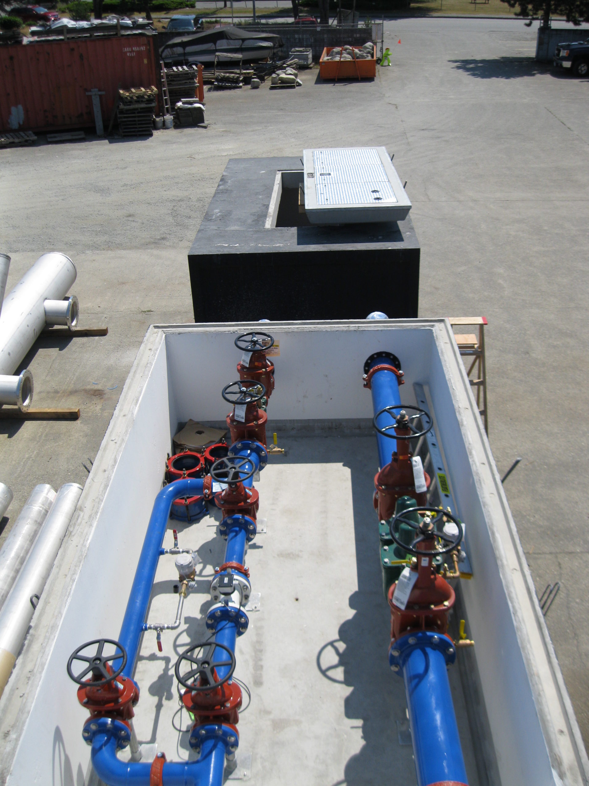 Fire & Domestic Water Flow Meter Chambers & Kiosks • Coast Water Systems