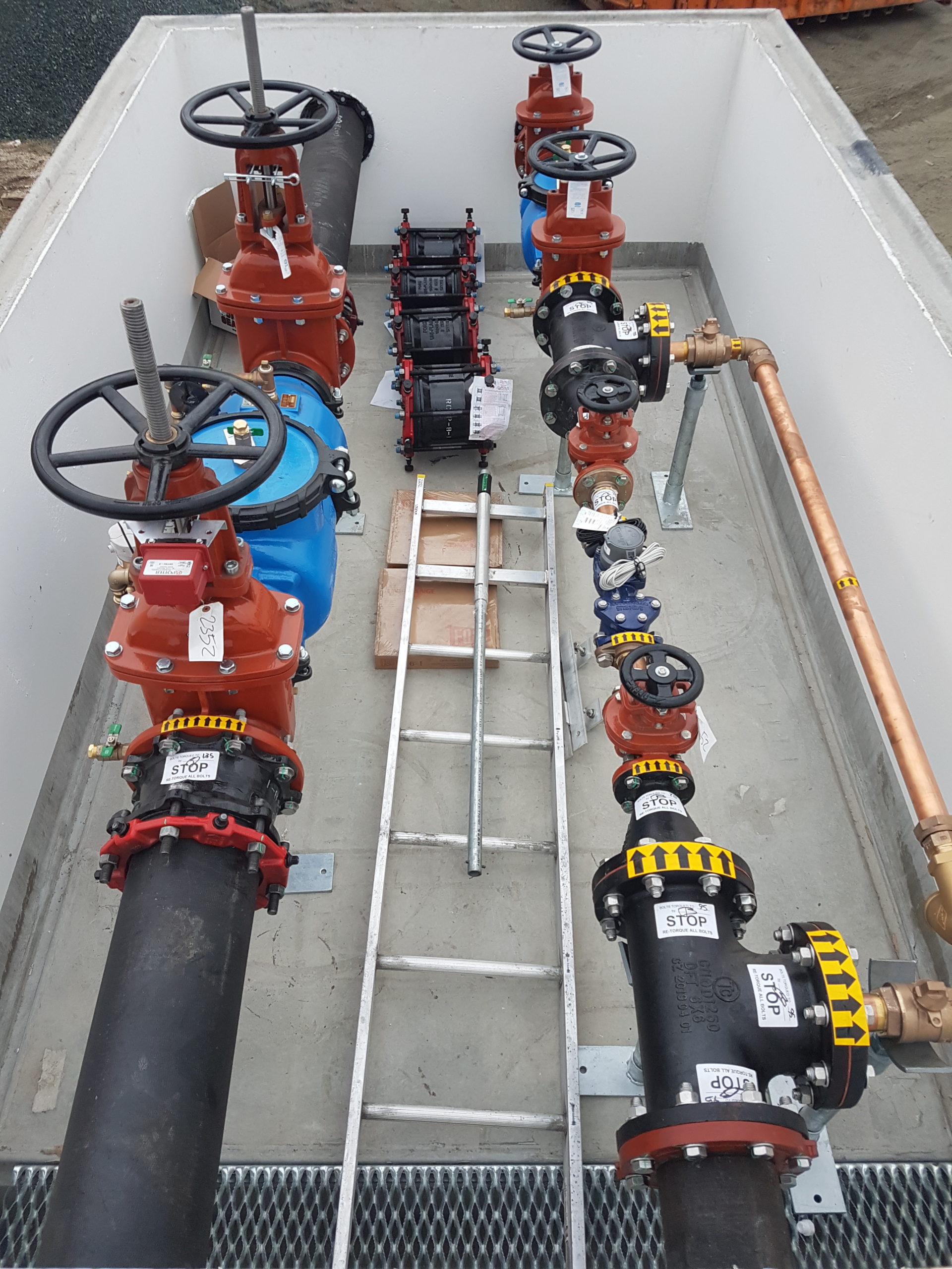 Fire & Domestic Water Flow Meter Chambers & Kiosks • Coast Water Systems