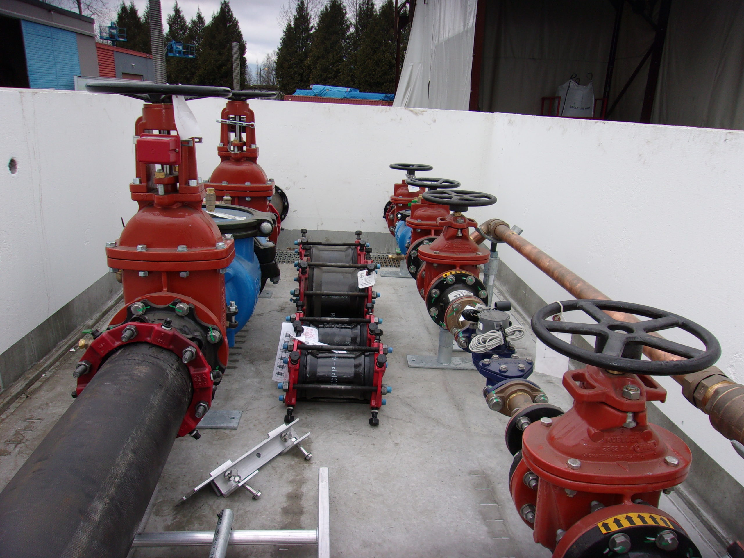 Fire & Domestic Water Flow Meter Chambers & Kiosks • Coast Water Systems