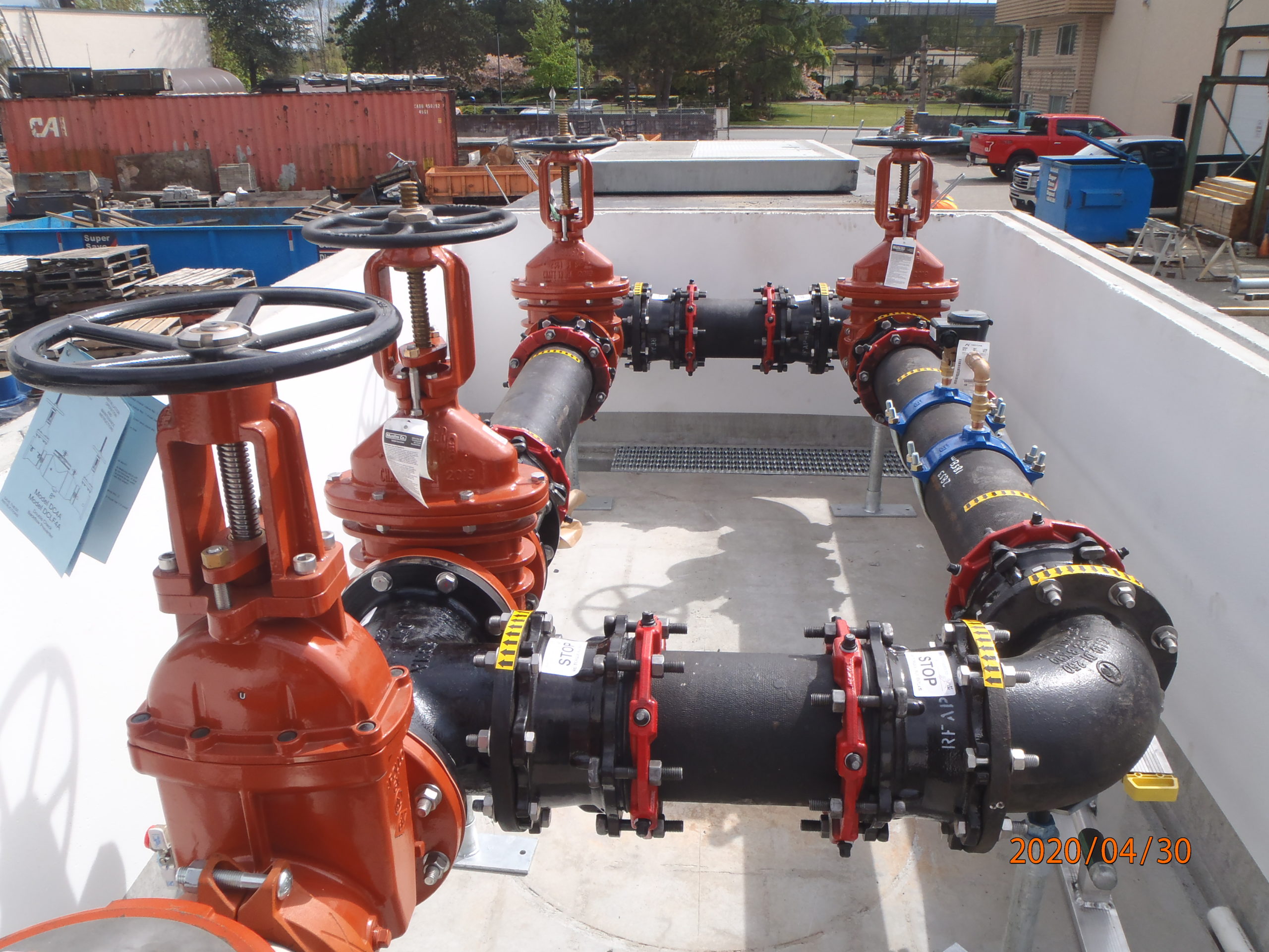 Fire & Domestic Water Flow Meter Chambers & Kiosks • Coast Water Systems