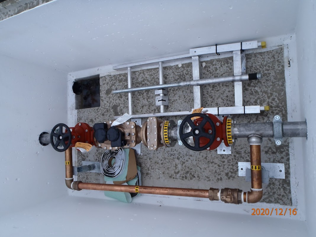 Fire & Domestic Water Flow Meter Chambers & Kiosks • Coast Water Systems