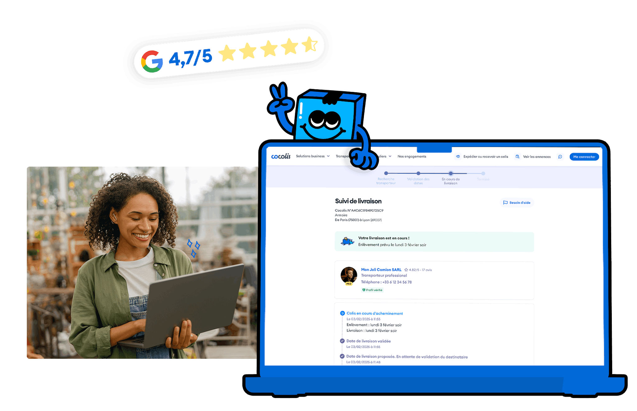 Gérez vos livraisons avec l'interface pro Cocolis | Cocolis.fr