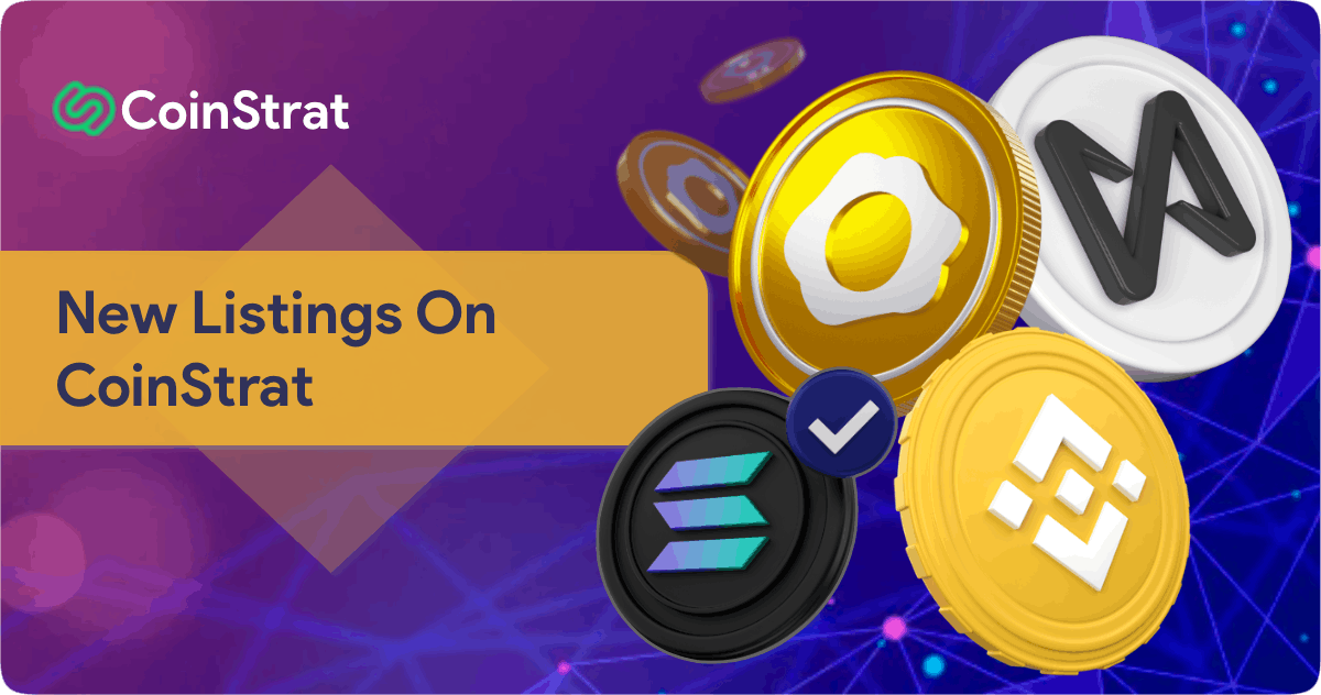 New Listings On CoinStrat