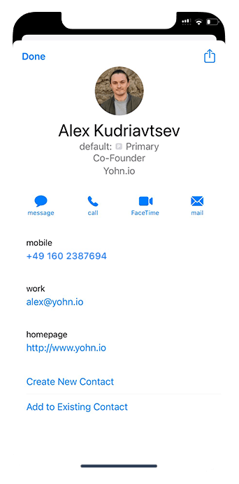 Yohn.io Digital Business Cards for Teams: Custom Visiting Cards for ...