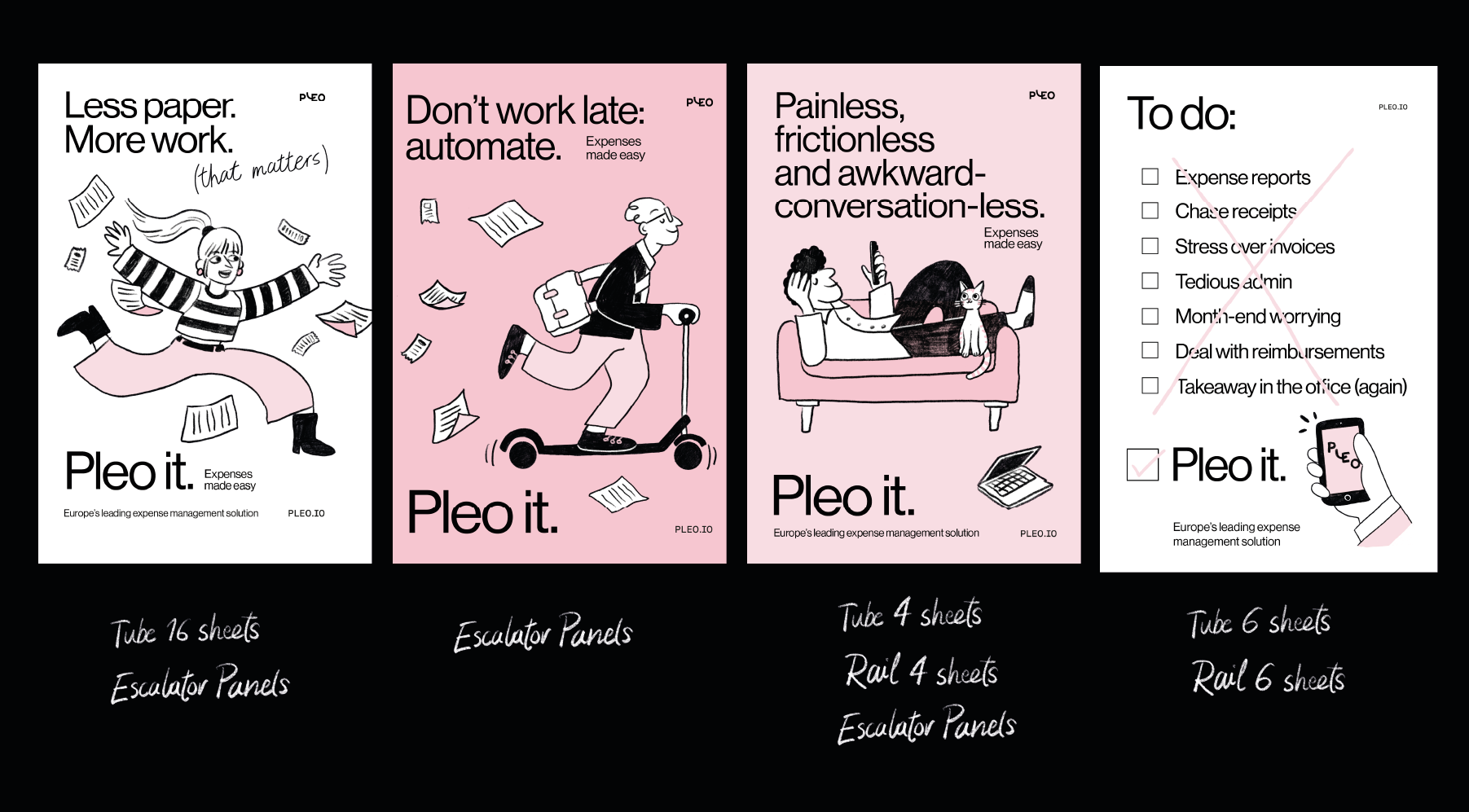 Less paper. More work (that matters): Pleo’s latest London campaign ...