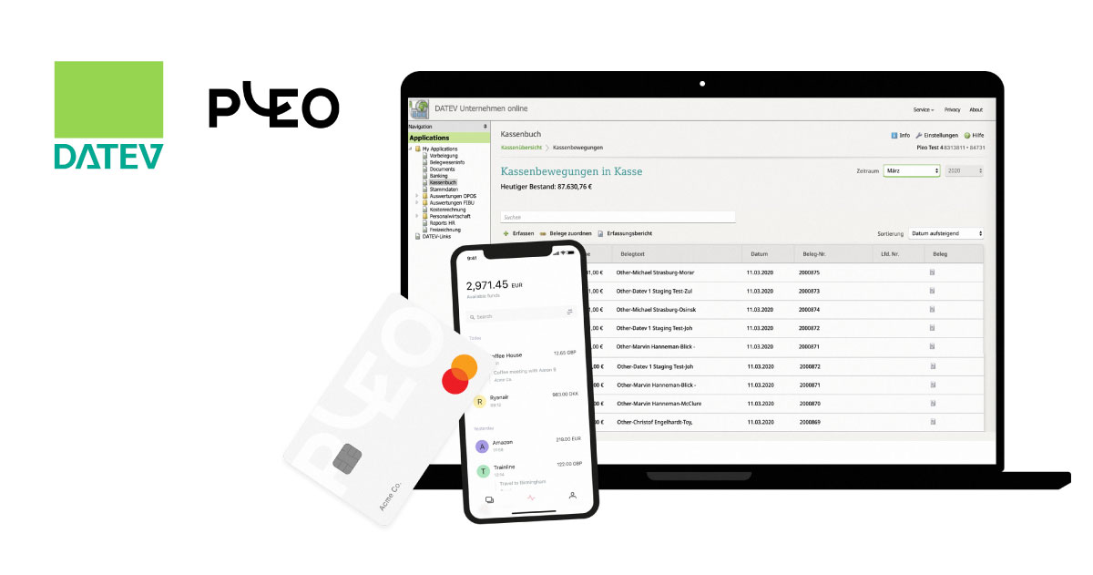 Smarte Kreditkarten mit DATEV-Schnittstelle - Pleo