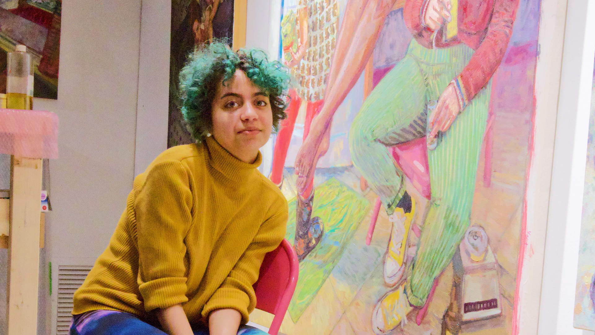 “I paint better bigger.” On painting and process with Ariana Vaeth ...