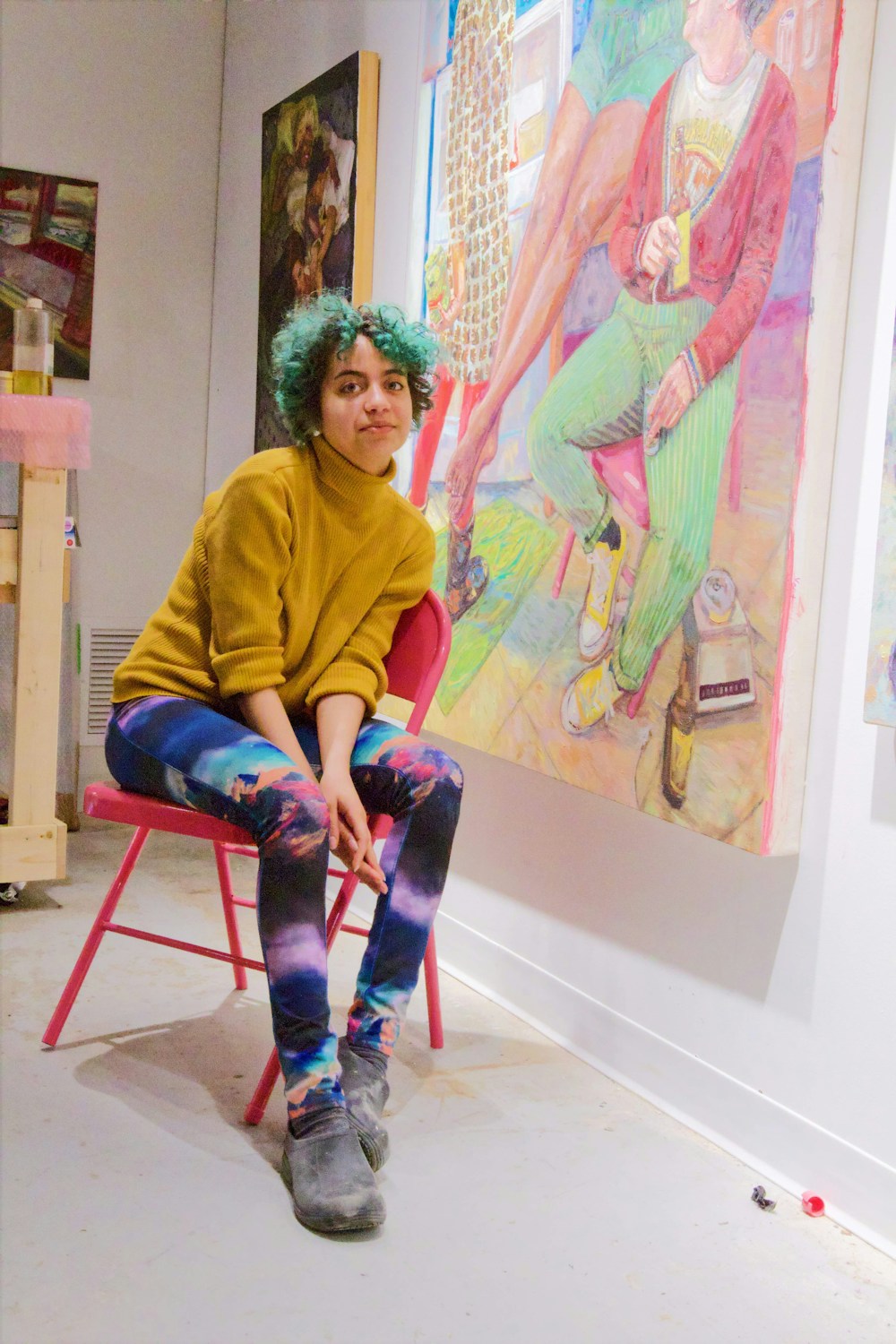 “I paint better bigger.” On painting and process with Ariana Vaeth ...