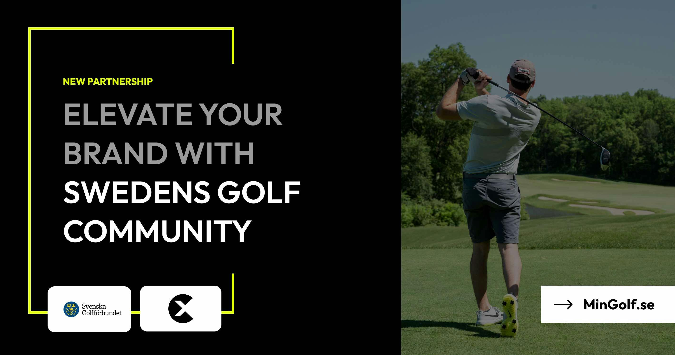 Concept X - exclusive digital reseller for the Swedish Golf Federation