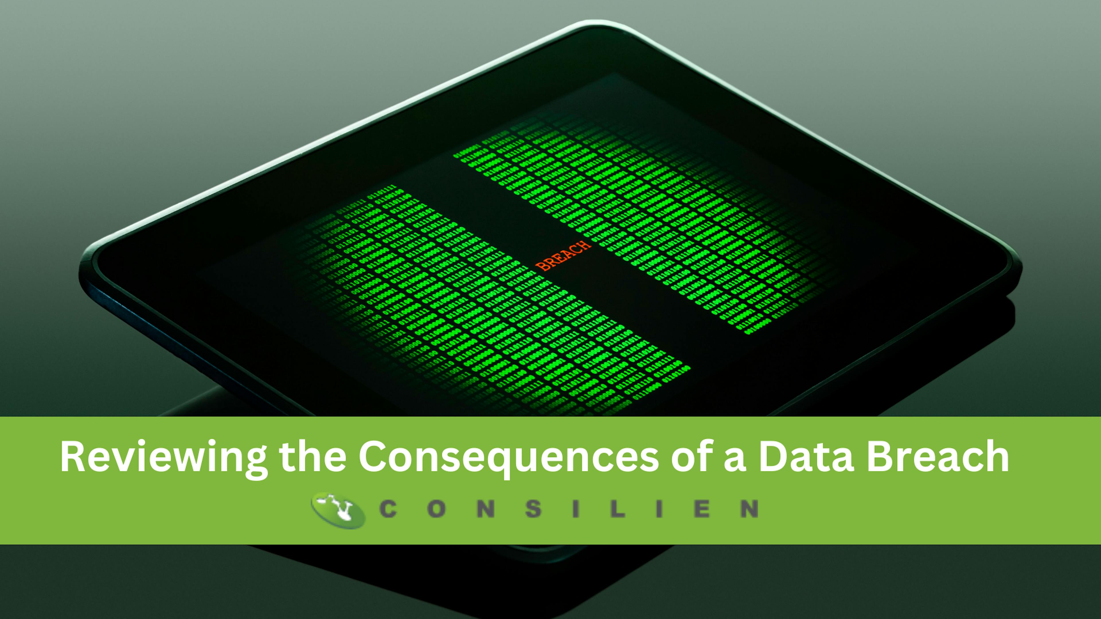 Reviewing the Consequences of a Data Breach: Financial and Security Risks