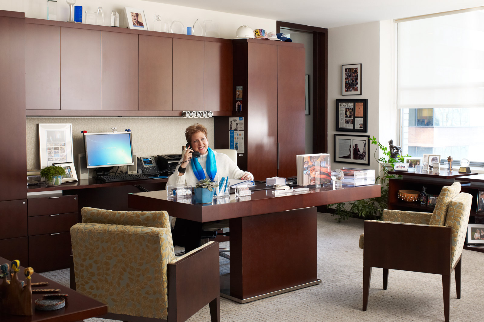 An Organized Office With Global Reach, Helping Children Around the ...