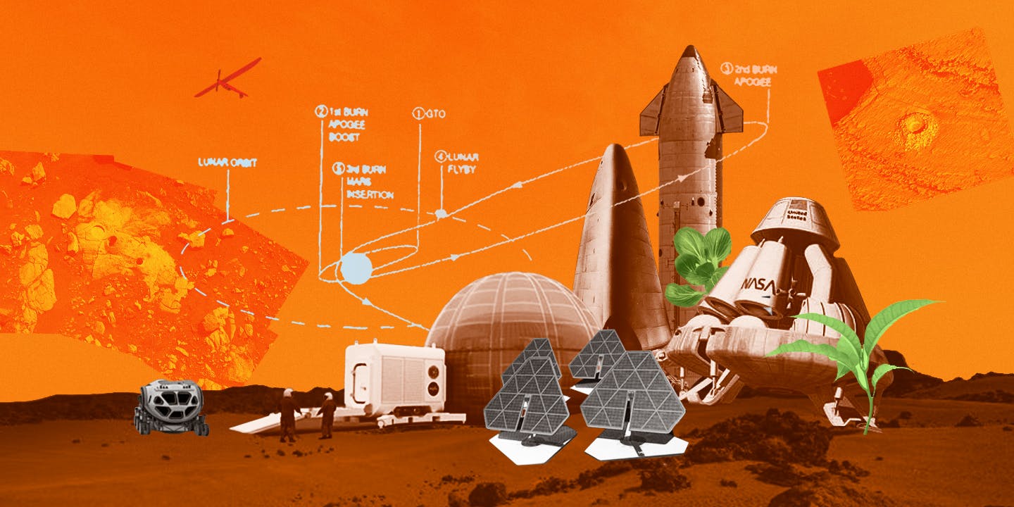 Mars Colony Design Star City: A Vision For A City On Mars