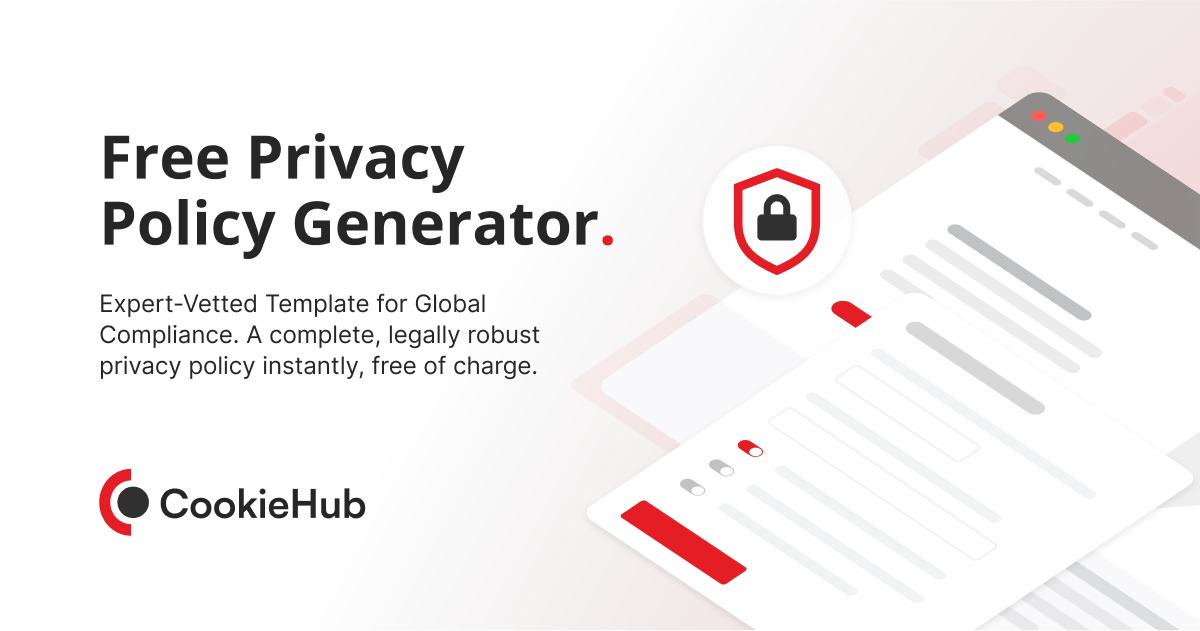 CookieHub Privacy Policy Generator