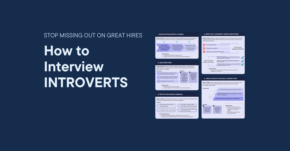 How to Interview Introverts - cord