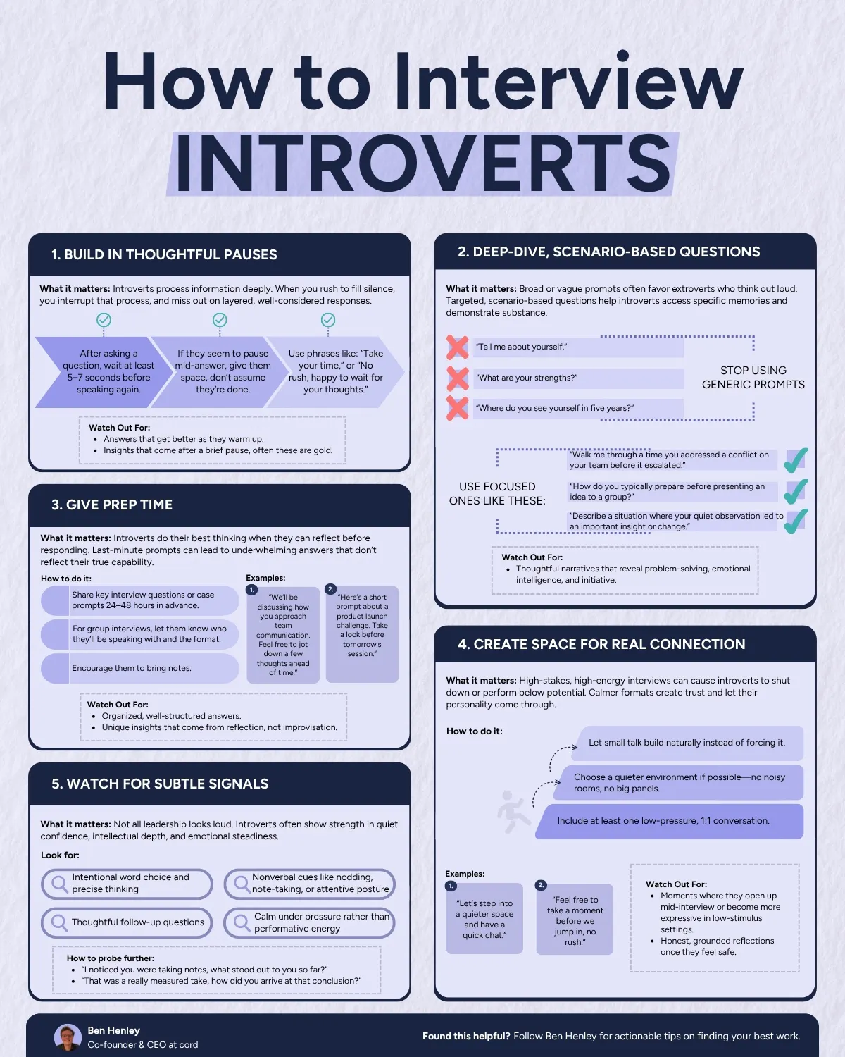 How to Interview Introverts - cord