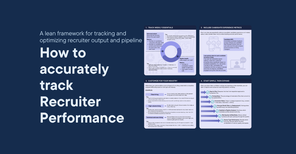 How to accurately track Recruiter Performance - cord