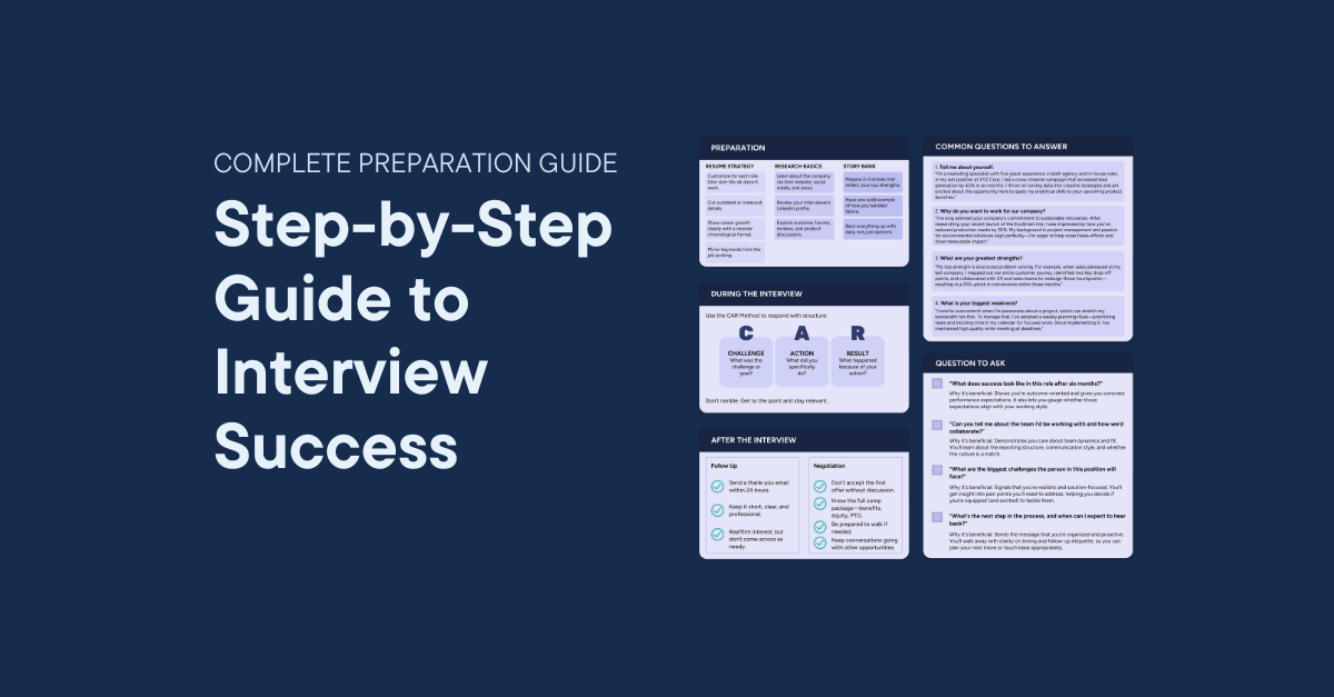 Step-by-Step Guide to Interview Success - cord