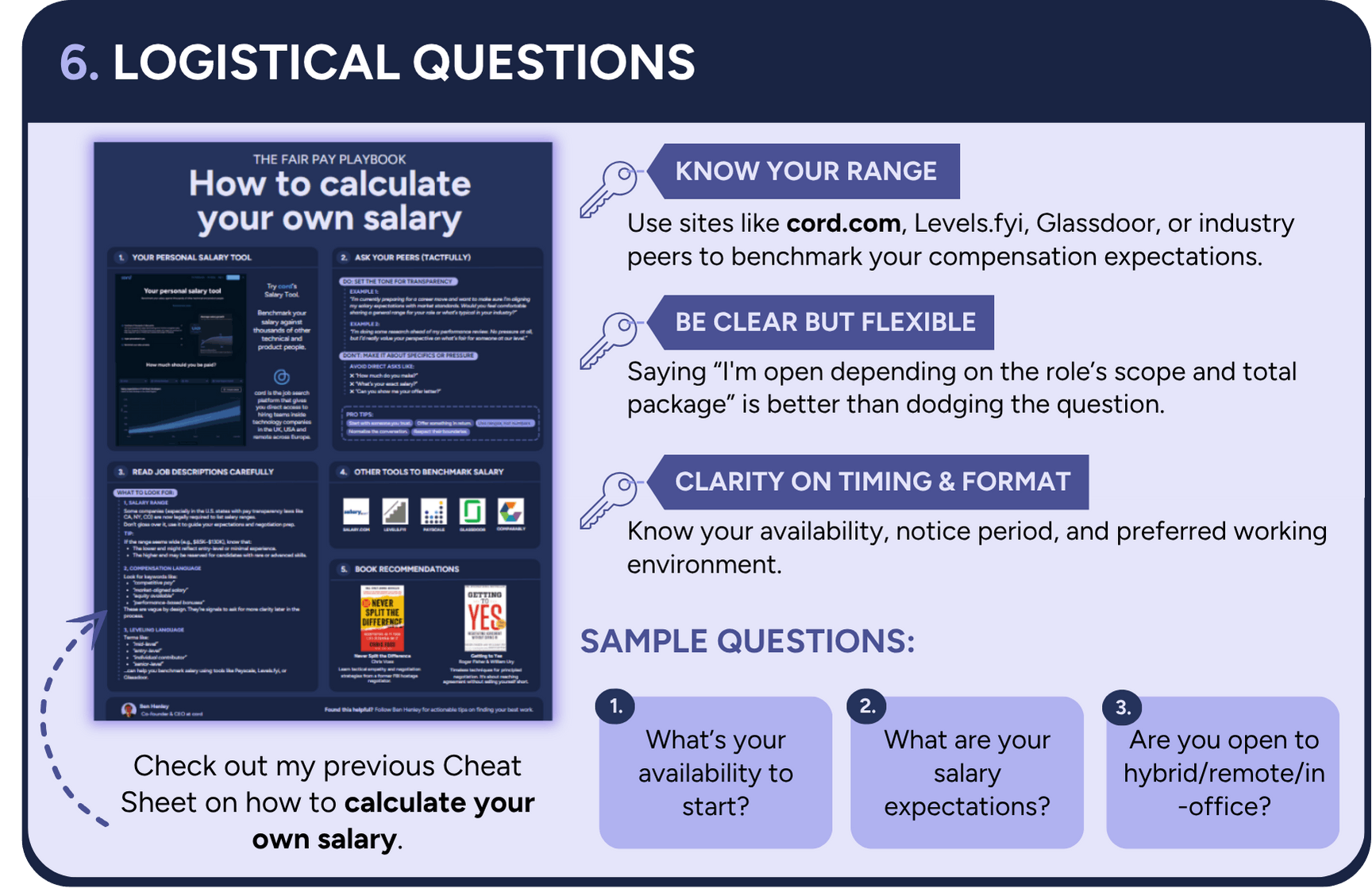 The 6 Types of Interview Questions - cord