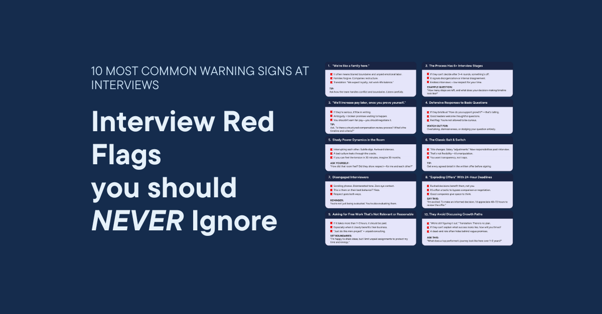 10 Interview Red Flags You Should Never Ignore - cord