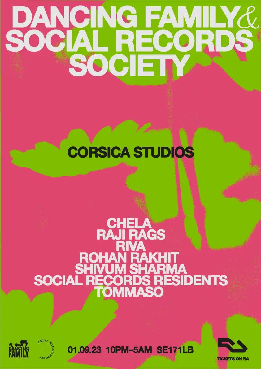 Dancing Family x Social Records Society at Corsica Studios