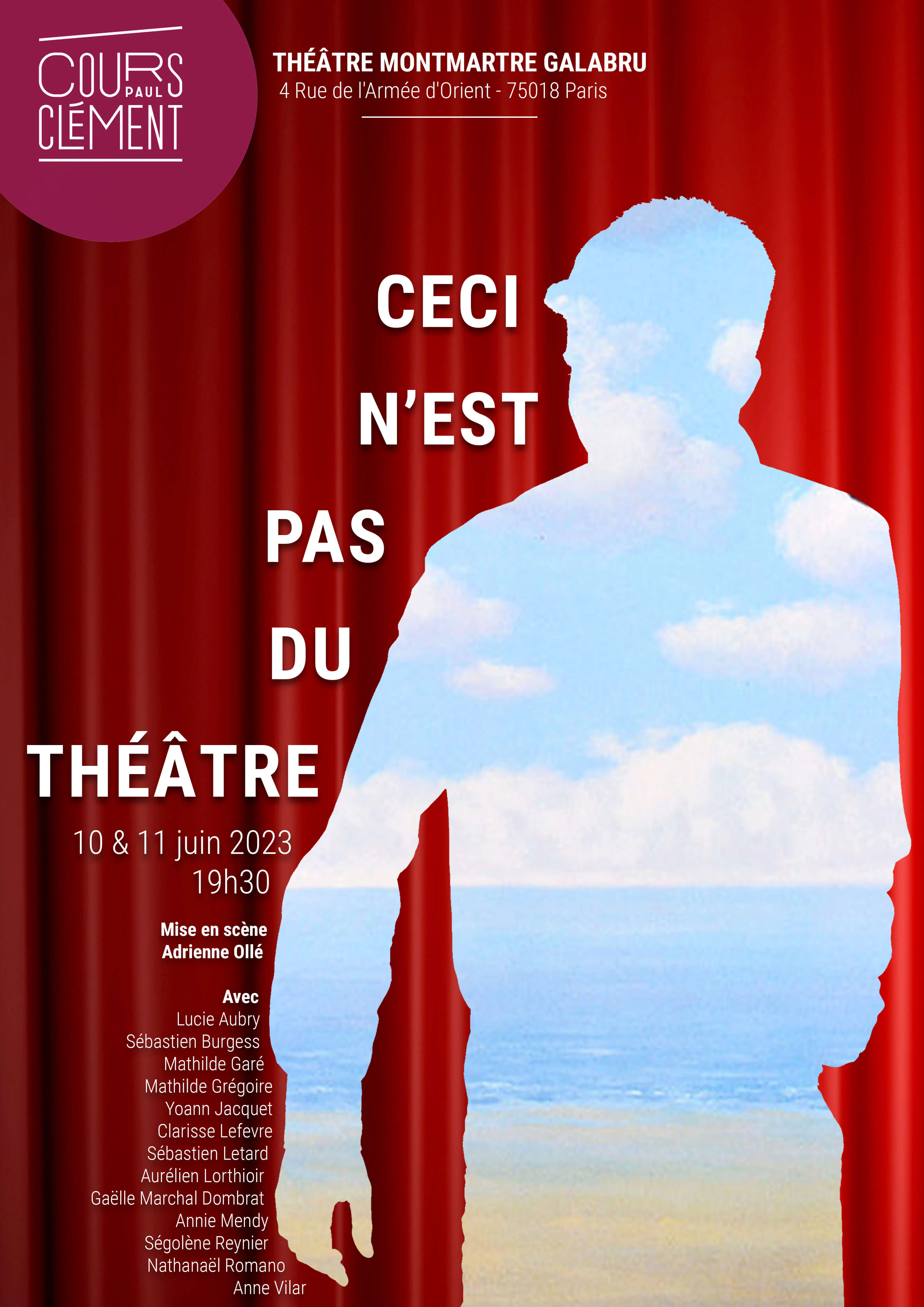 Les spectacles 2023 - Cours Paul Clément