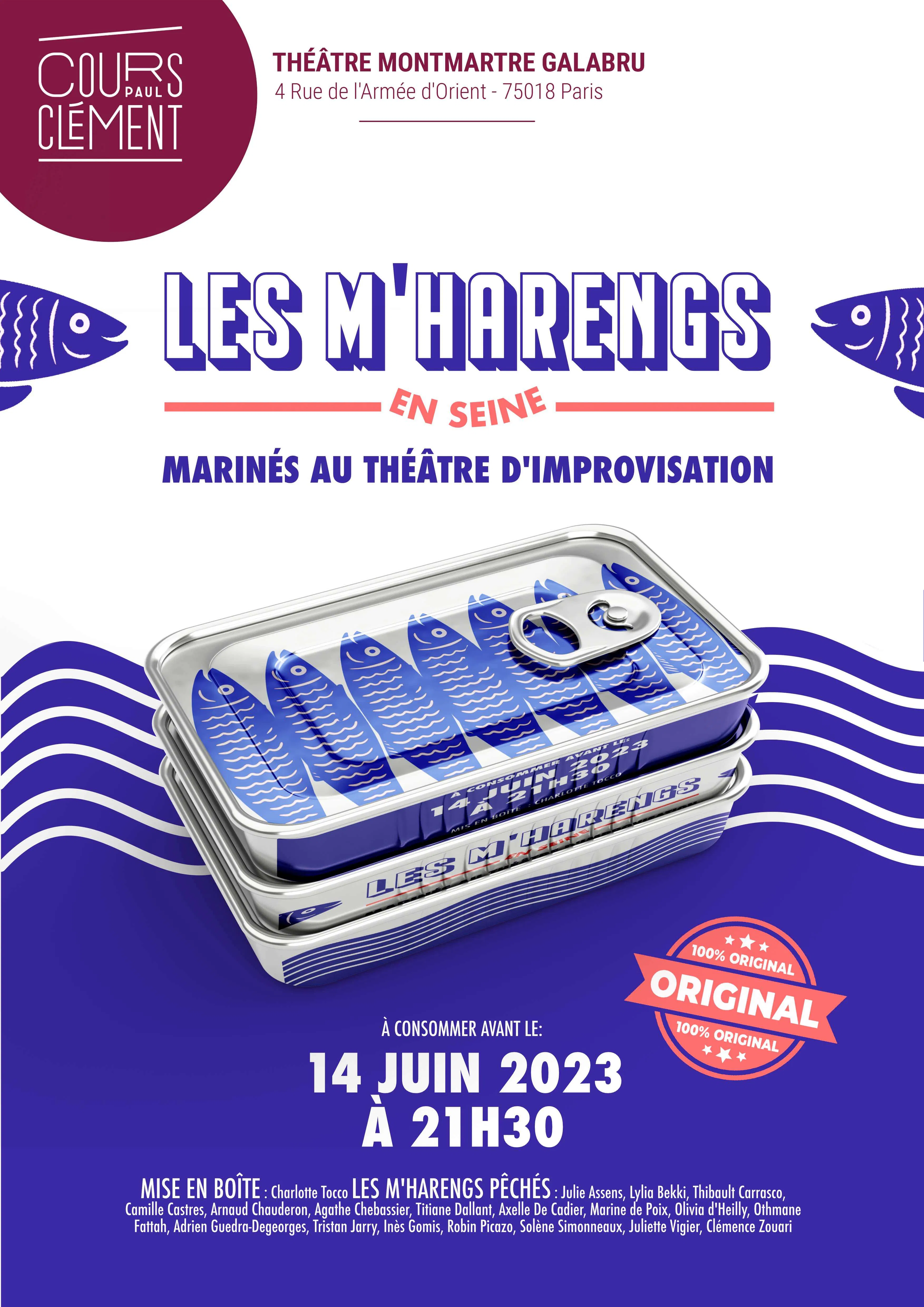 Les spectacles 2023 - Cours Paul Clément
