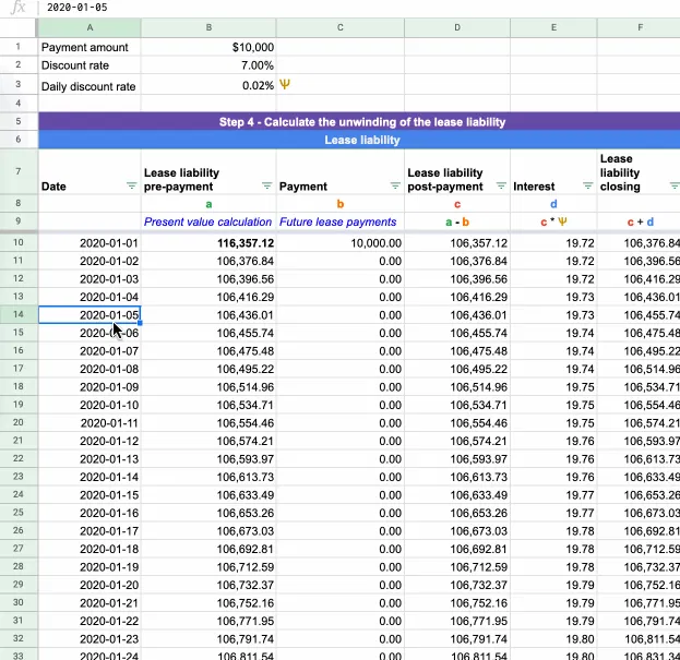 How to Calculate the Lease Liability and Right-of-Use (ROU) Asset for ...