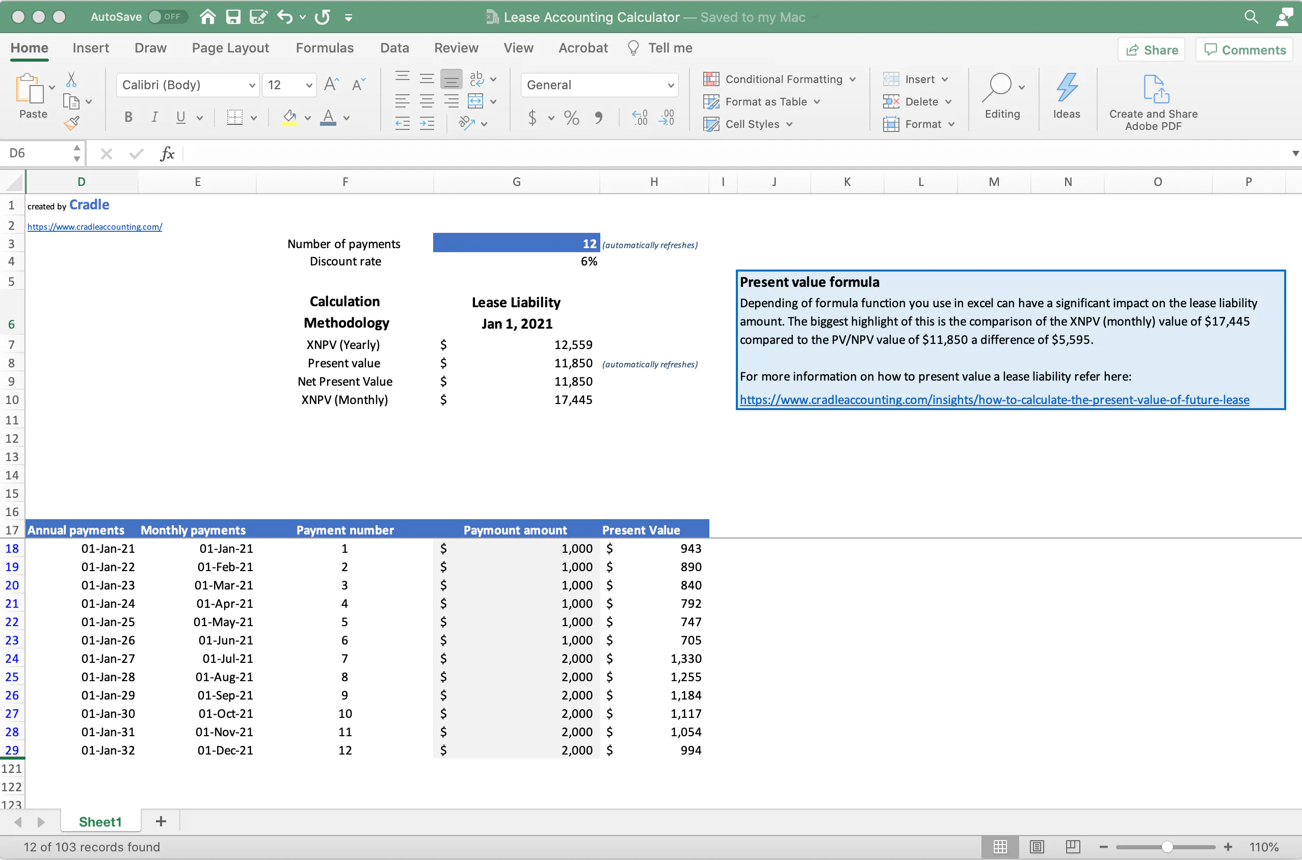 Lease Accounting Calculator Lease Accounting Calculator