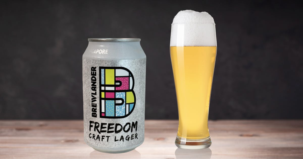 Freedom Lager（フリーダムラガー）ビール の レビュー | BREWLANDER（ブリューランダー） | Craft Beer Hunt