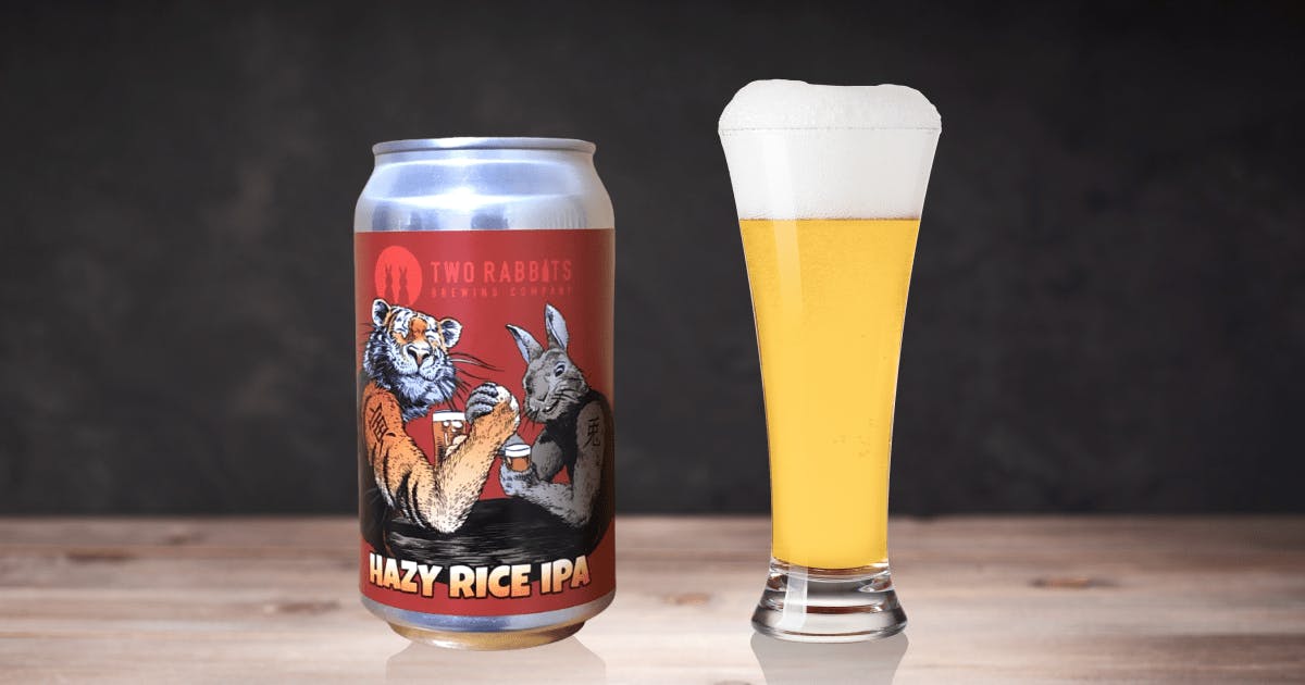 Hazy Rice IPA（ヘイジーライスIPA）ビール の レビュー | TWO RABBITS BREWING COMPANY（二兎醸造 ...