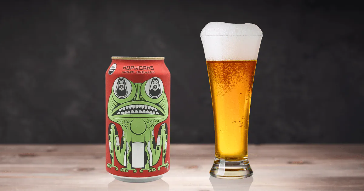 TREE FROG ORGANIC PALE ALE（ツリーフロッグ オーガニック ペールエール）ビール の レビュー | HOPWORKS ...
