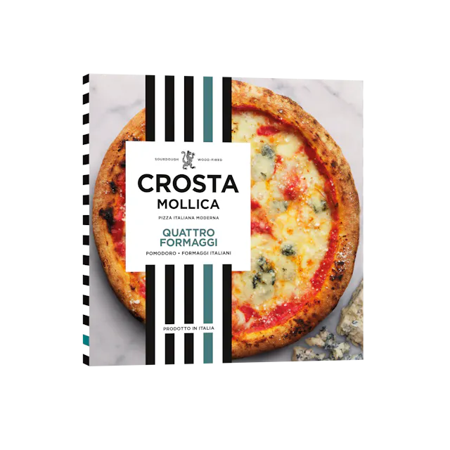 Crosta Mollica Quattro Formaggi | Made in Italy | Vegetarian