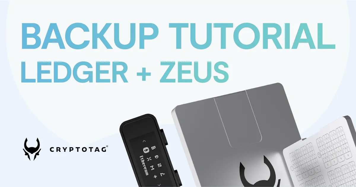 Back up your Ledger with Zeus