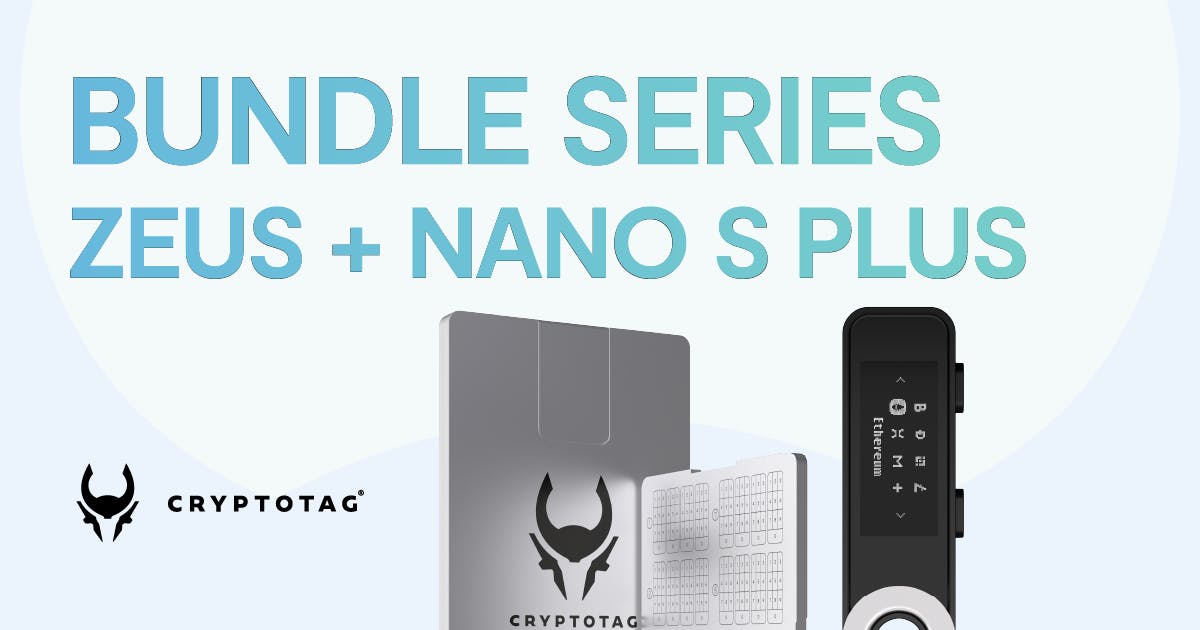 Cryptotag Zeus + Ledger Nano S Plus