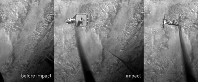 Harpoon successfully captures space debris