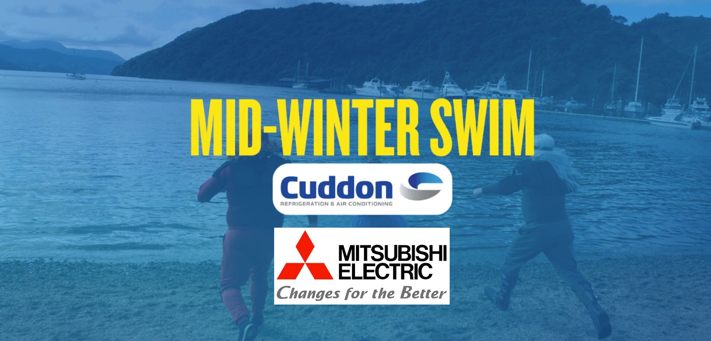 MoreFM Midwinter Swim win a heat pump from Cuddon