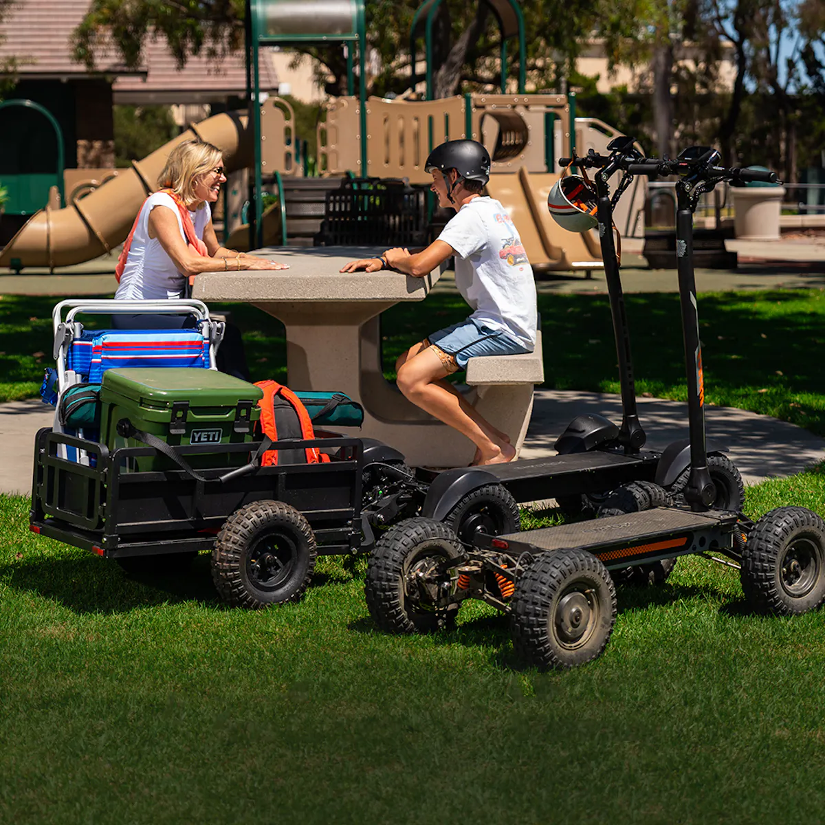 Cycleboard | X-Quad 3000 All-terrain 4 wheeled Electric Vehicle