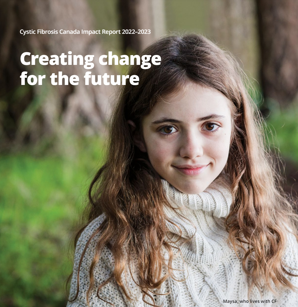 Cystic Fibrosis Canada's 2022-2023 impact report