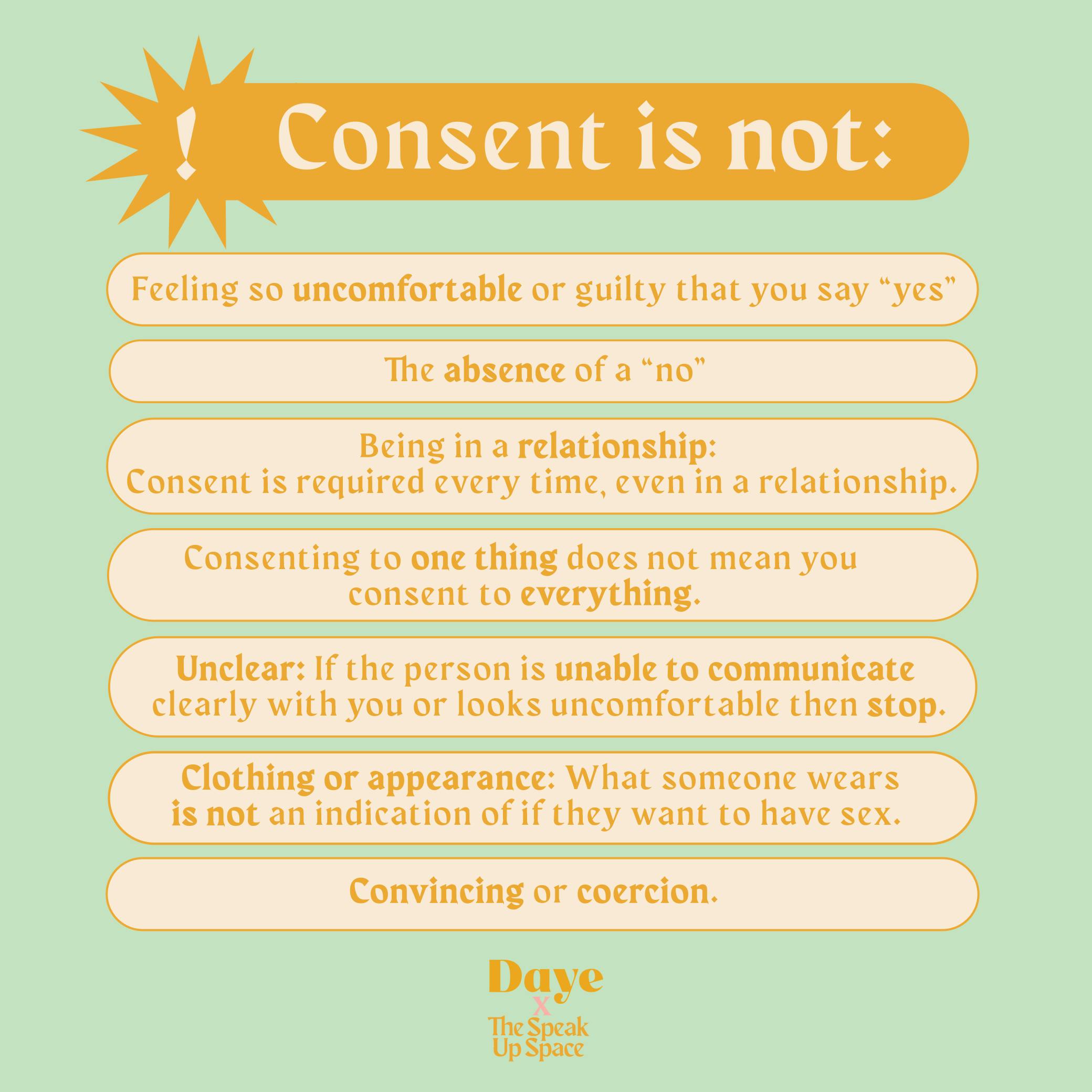 Myths About Consent We Need To Debunk | Daye