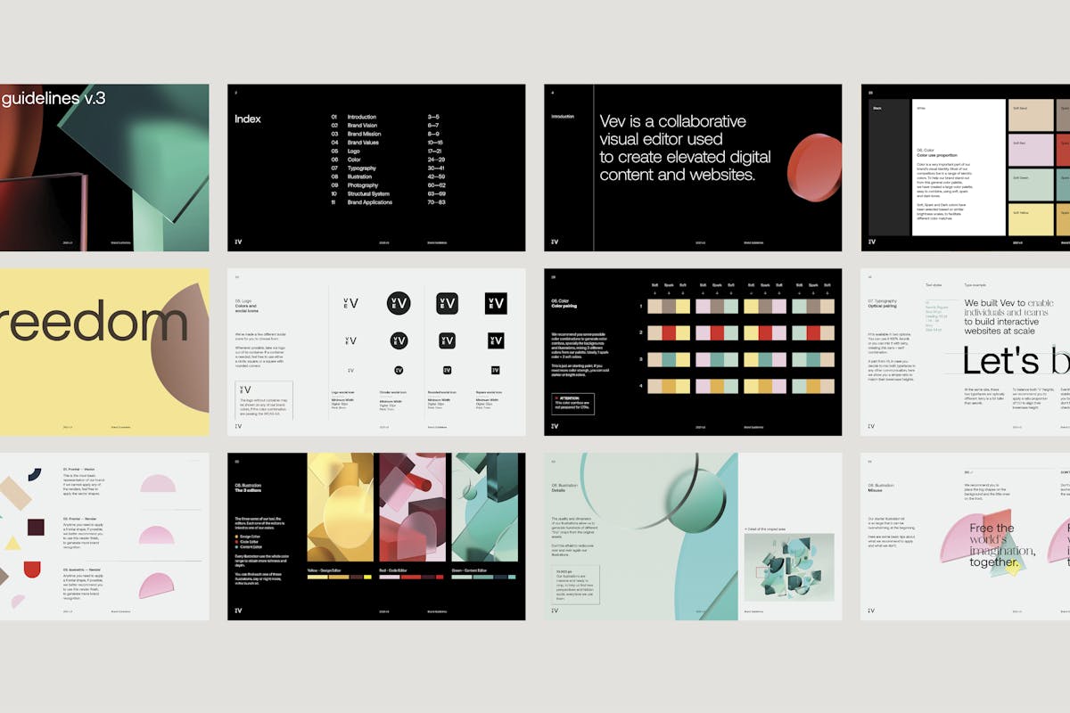 Vev case study - branding, web design and development. — Decimal.