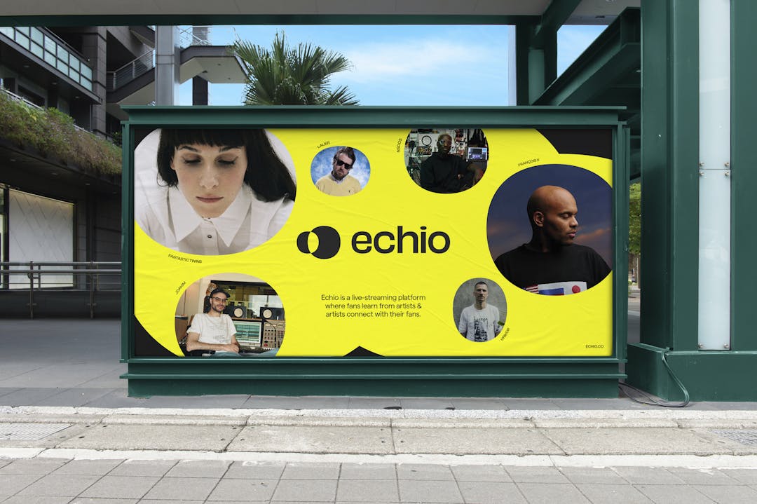 Echio case study - branding — Decimal.