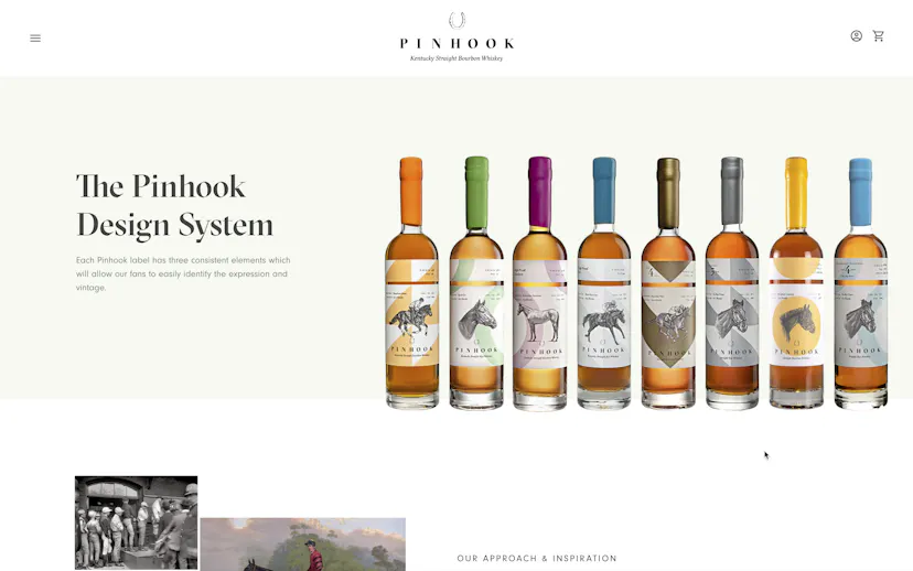 Pinhook case study - web design and development. — Decimal.