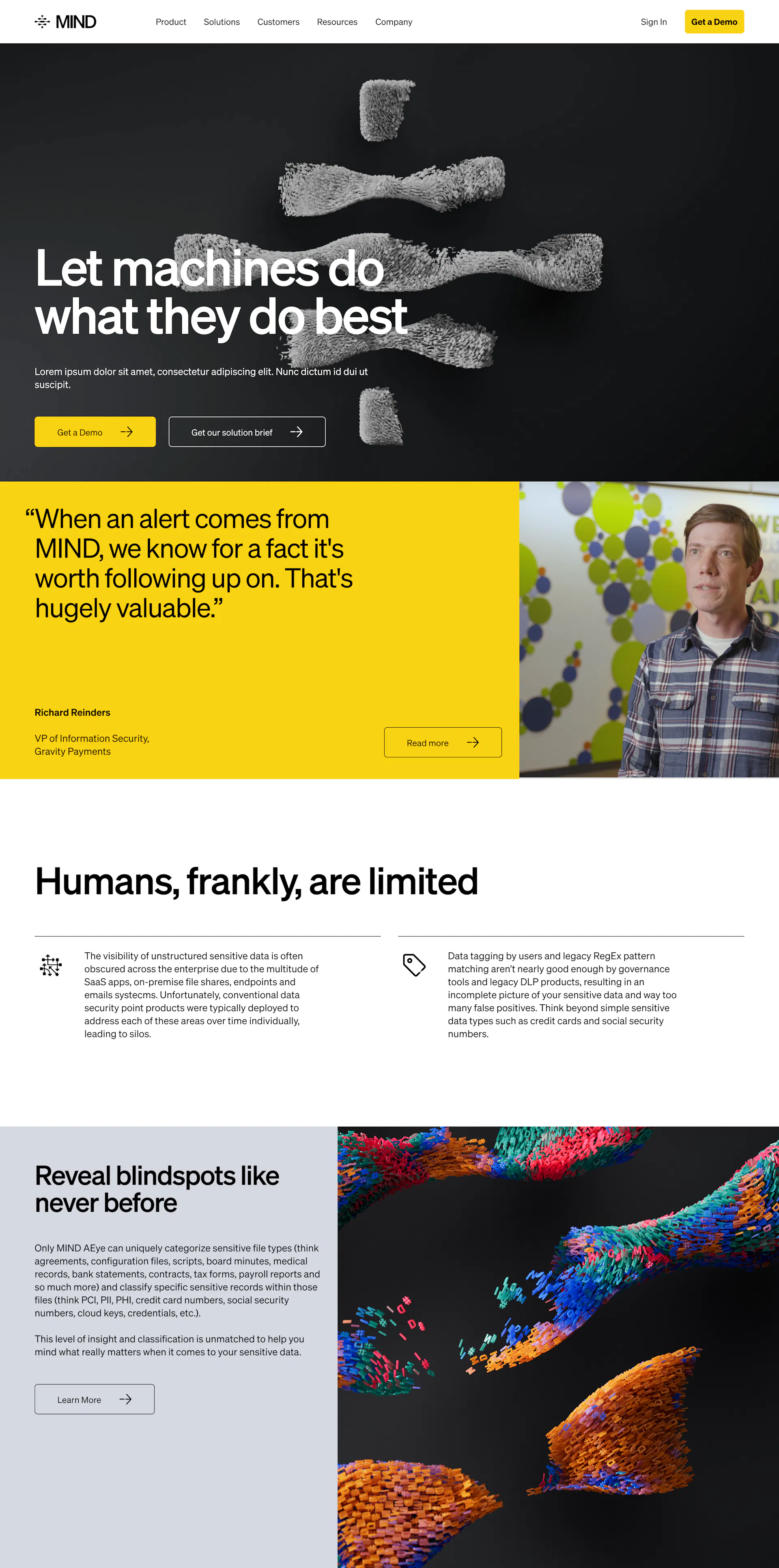Mind Web Design and Development Case Study - Decimal.