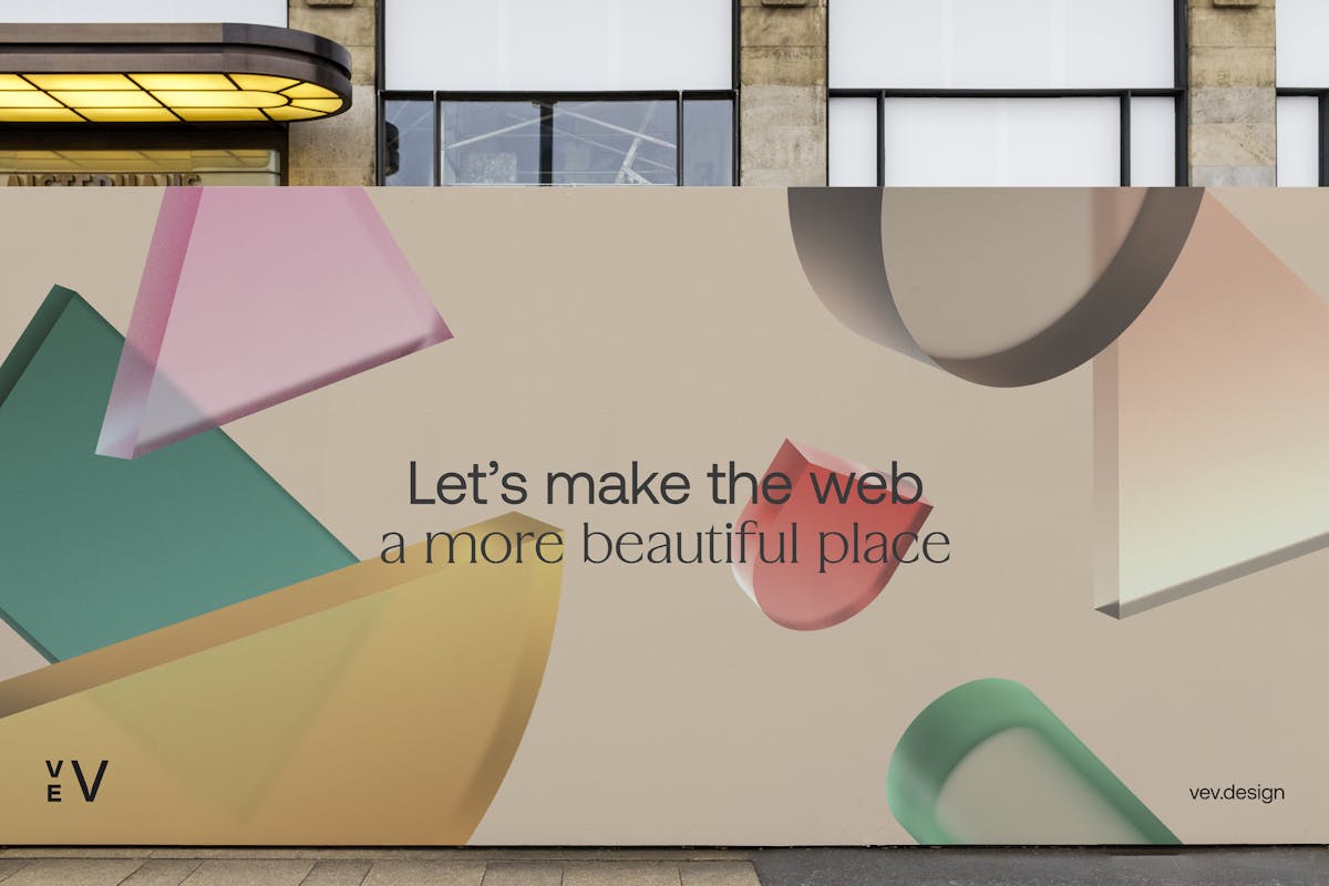 Vev case study - branding, web design and development. — Decimal.