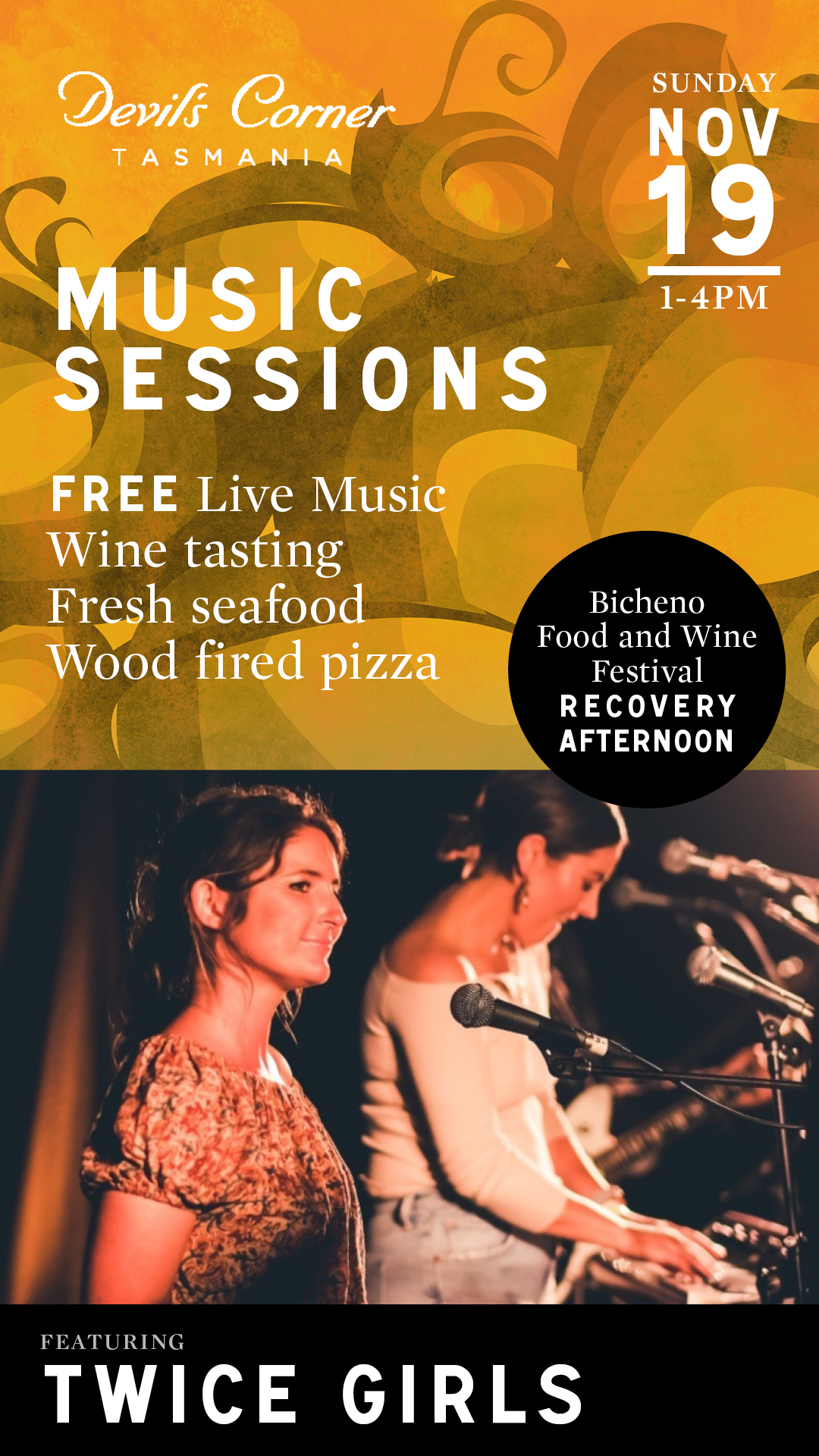 Sunday Afternoon Recovery Music Session with Twice Girls at Devil's Corner | Devil's Corner