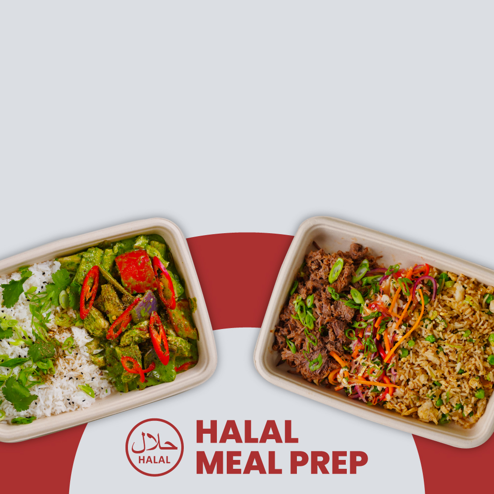Halal meal prep store