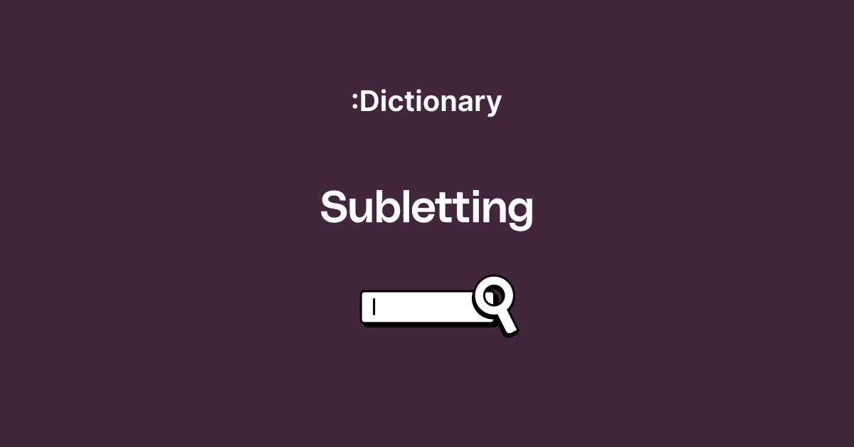 What is Subletting? | :Different