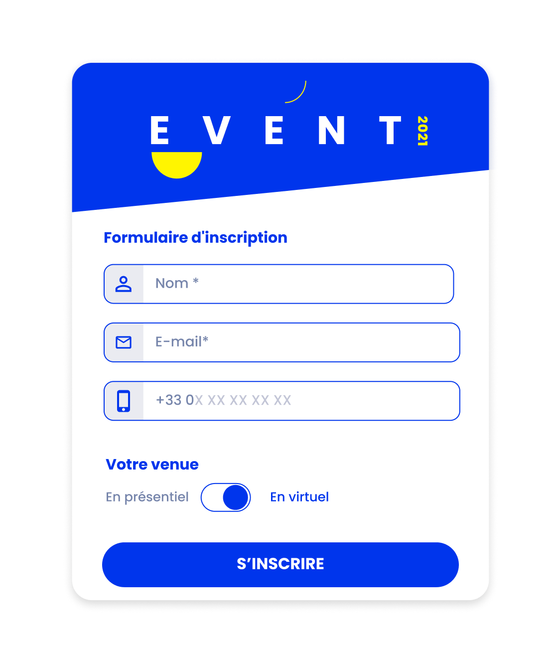 Formulaires d'inscription efficaces et complets